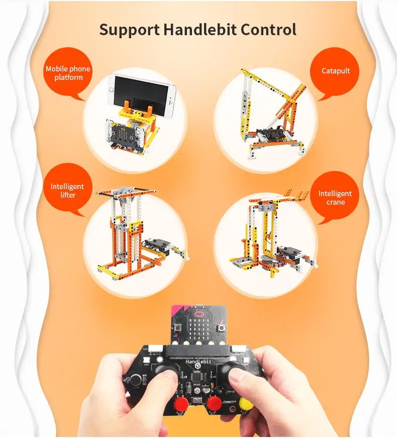 Hiwonder Dadabit 儿童蒸汽教育 Microbit 积木可编程套件 200 + 结构部件兼容乐高 - Buy Hiwonder 蒸汽教育，microbit，dadabit 可编程 ...