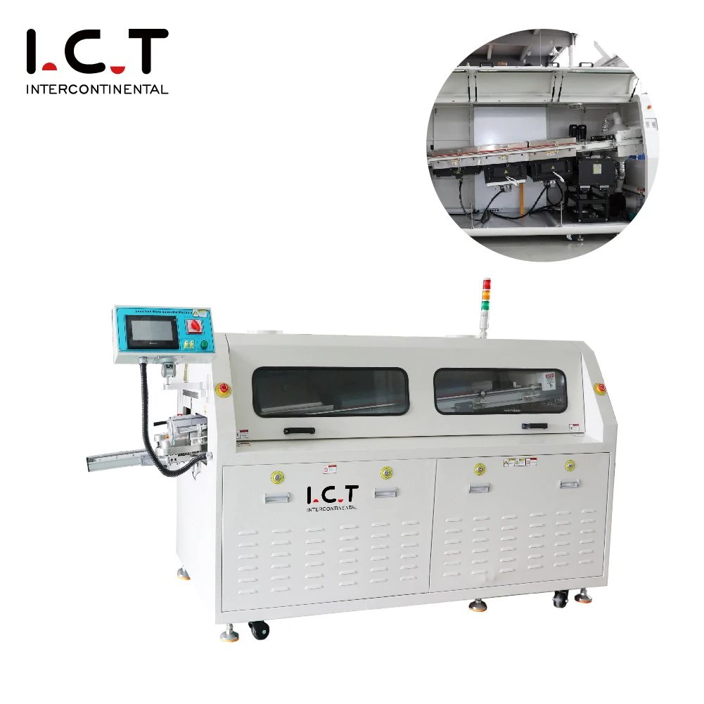 High Professional Smt Wave Soldering Machine Pcb Dip I.C.T SS430 Wave ...