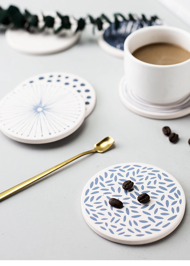 Plaque De Diatomite - Absorbent Diatomaceous Earth Coasters