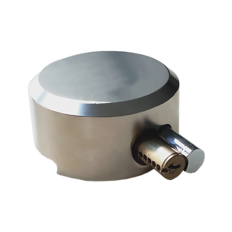 Round Hockey Puck Steel Padlock - Durable & Secure Lock