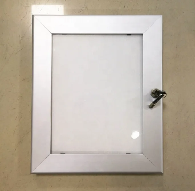 Wholesale Poster Locking Case A1 Aluminum Frame For Picture Advertising ...