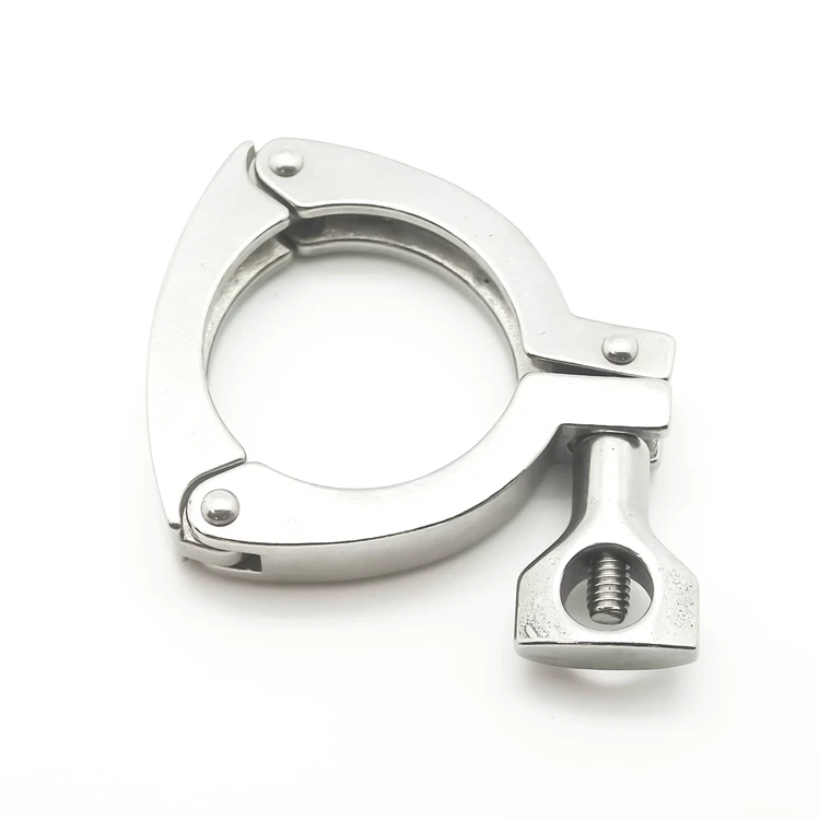 Stainless Steel 13 ISO-3P Three Segment Sanitary Clamp Tri Clover ...