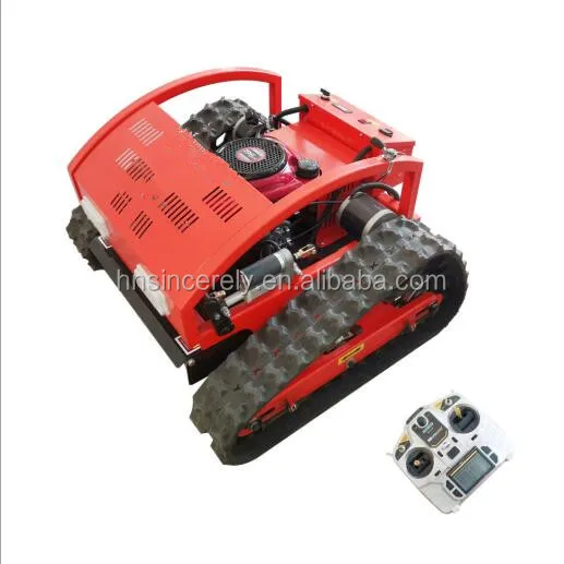 Crawler Remote Control Robotic Lawn Mower Self-Propelled Weeder Farm ...