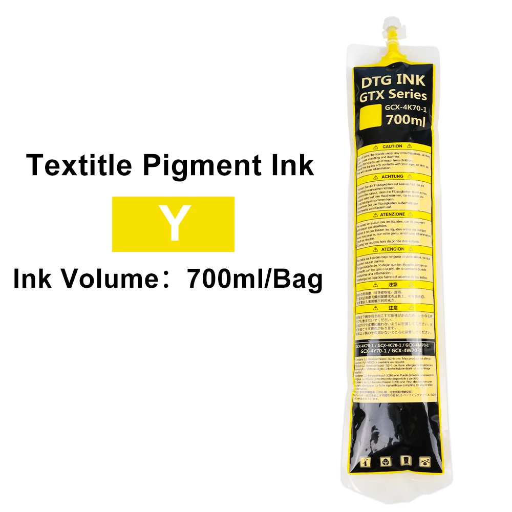 Wholesale 700ml Textile Pigment Ink Textile Ink Bag For Brother Gtx Pro ...