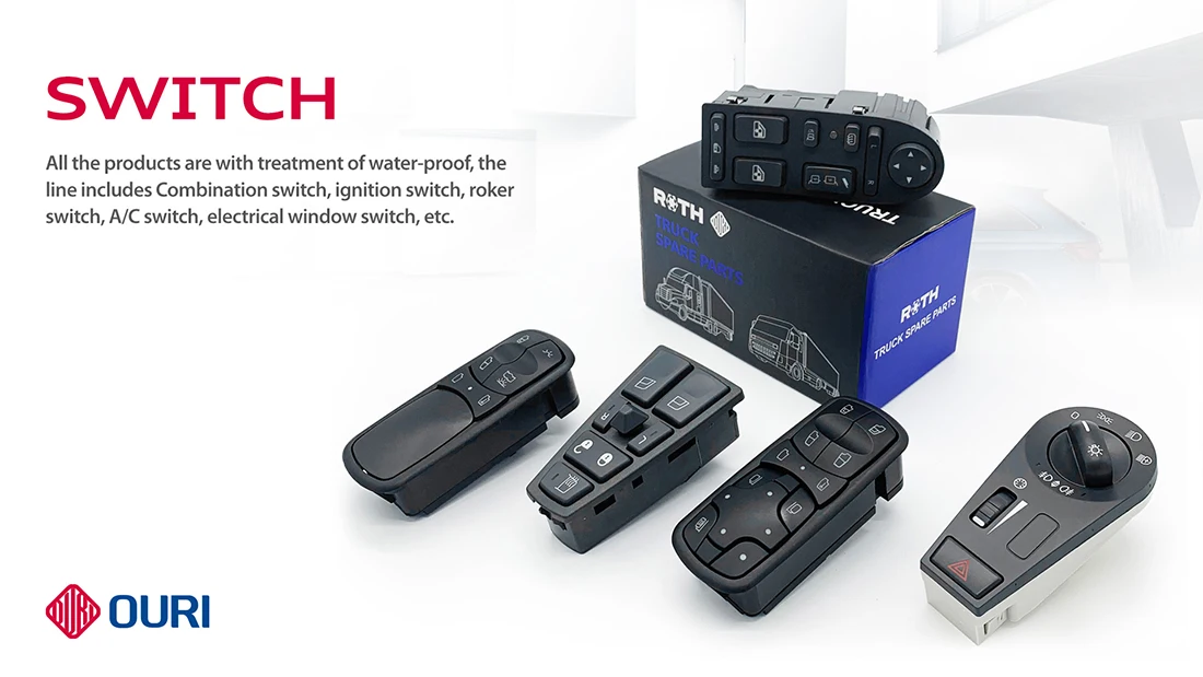 Ouri Truck Parts Steering Combination Switch 0075453624 0085450724 ...