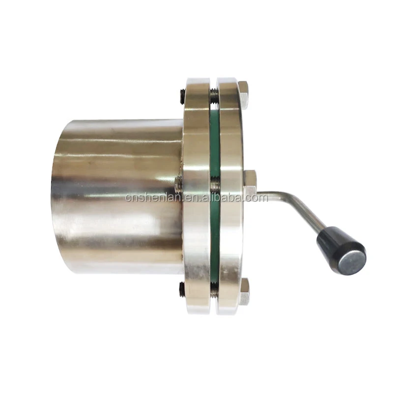 Stainless Steel Flange Welding Sight Glass With Neck Scraper - Buy ...