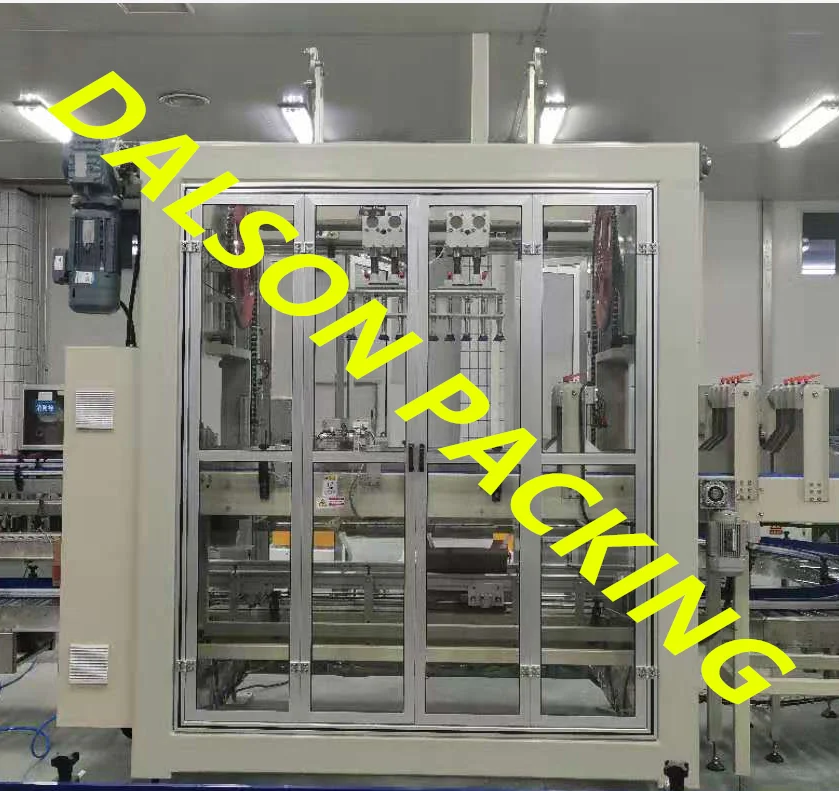 Wrap Around Soda And Wine Bottles Carton Case Packer Robotic Packing ...