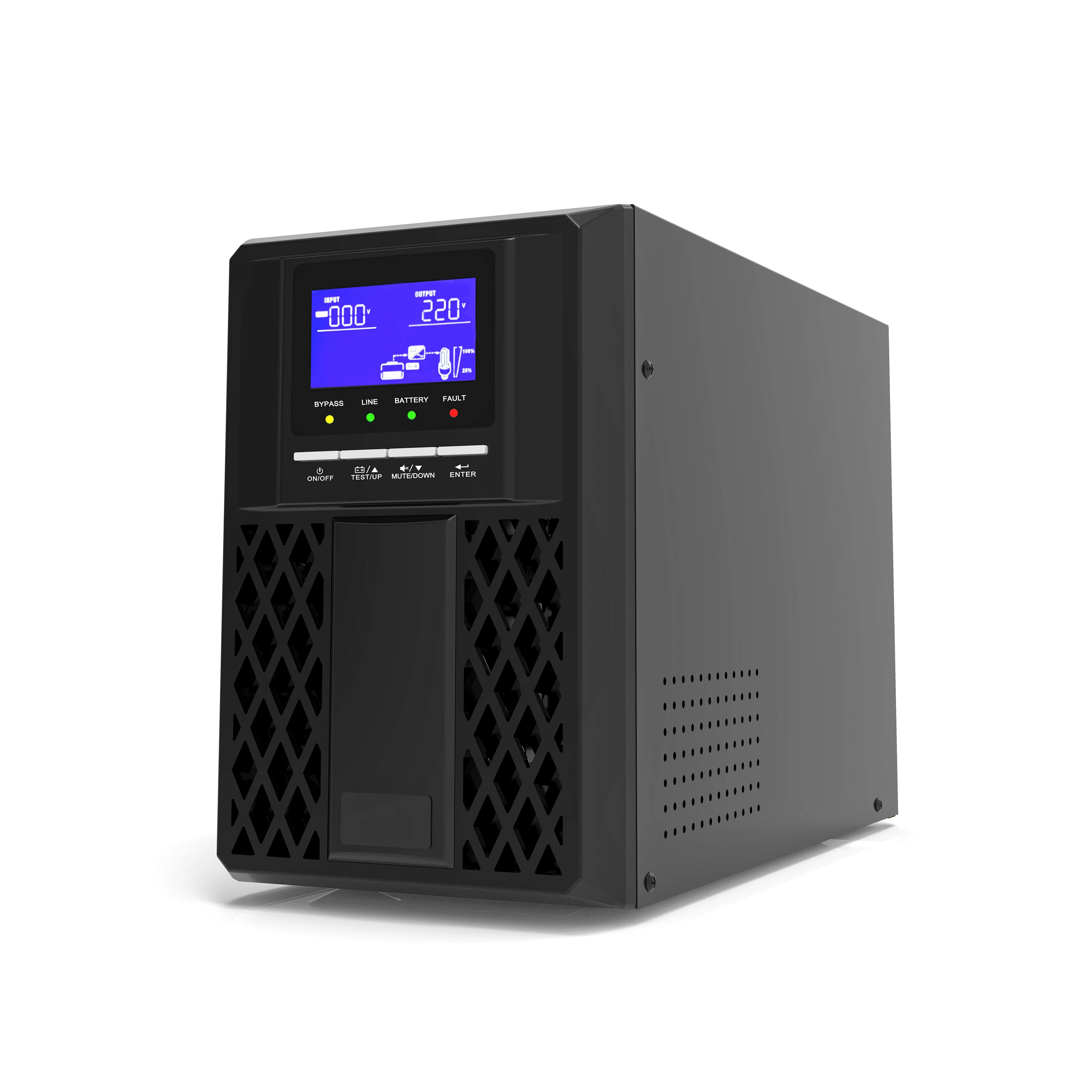 Double Conversion Online Ups Lcd Display 800w/1000va Tower Type With 2 ...