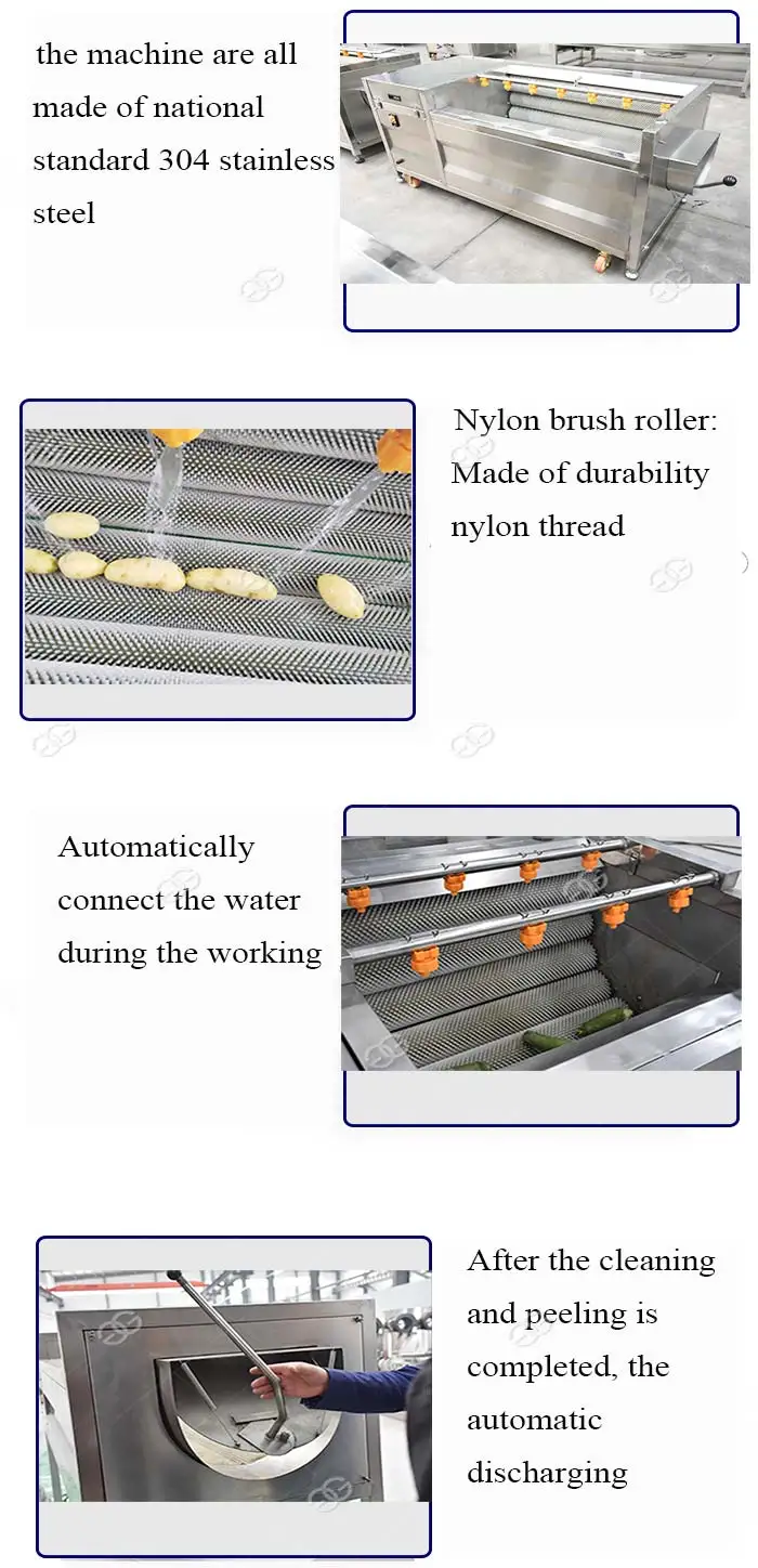 Automatic Electric Seafood Mussel Cleaning Machine