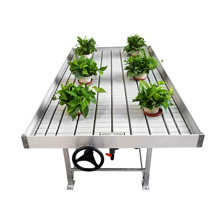 Rolling Bench Trellis Bracket Greenhouse Rolling Bench Growing Table ...
