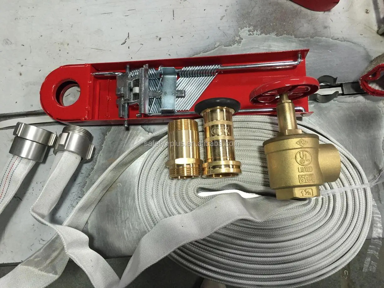 Mild Steel Hose Rack Assembly Fire Axe Cabinet Box and Fire Extinguisher