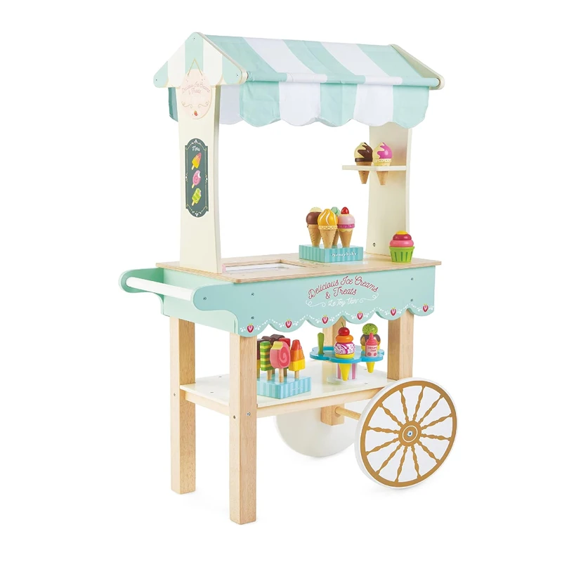 Wooden Dessert Cart - Perfect for Party & Holiday Decor