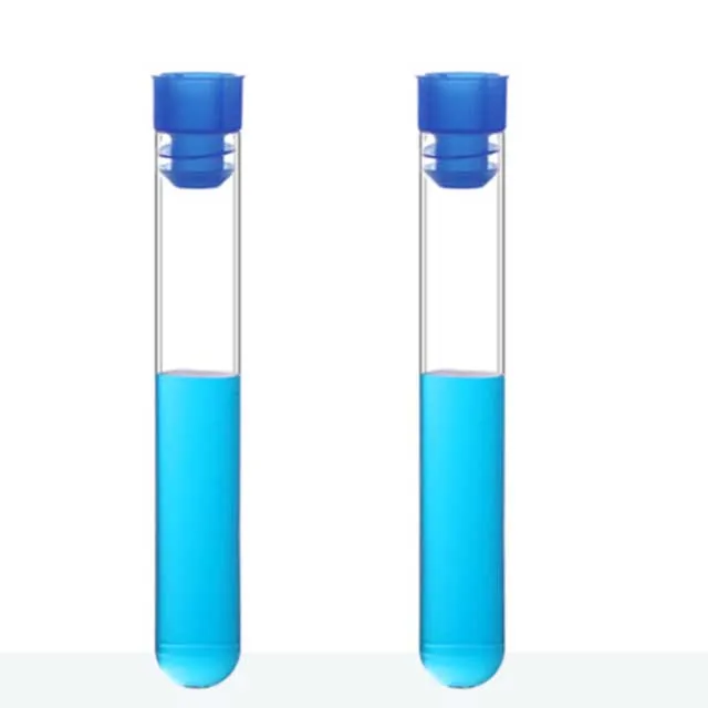 Lab Disposable PS test Tube Round Bottom Transparent Acrylic sealed ...