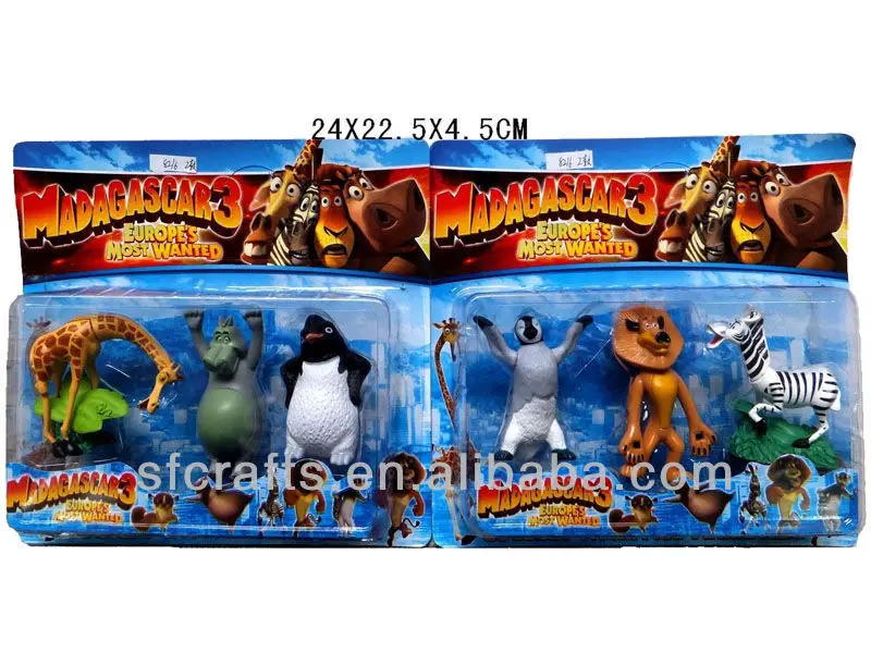 Cute Plastic Madagascar Doll Toys - Buy Madagascar Doll,Madagascar Doll ...