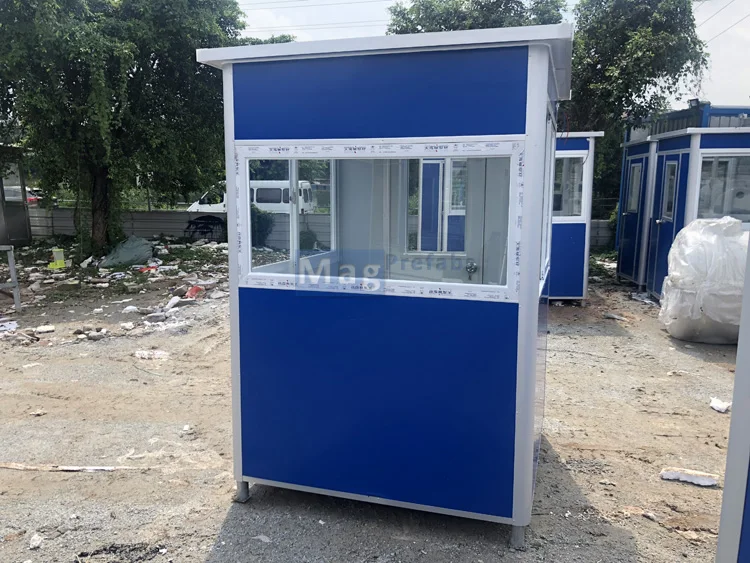 Prefabricated Small Outdoor Toll Booth Security Guard House - Buy Guard ...