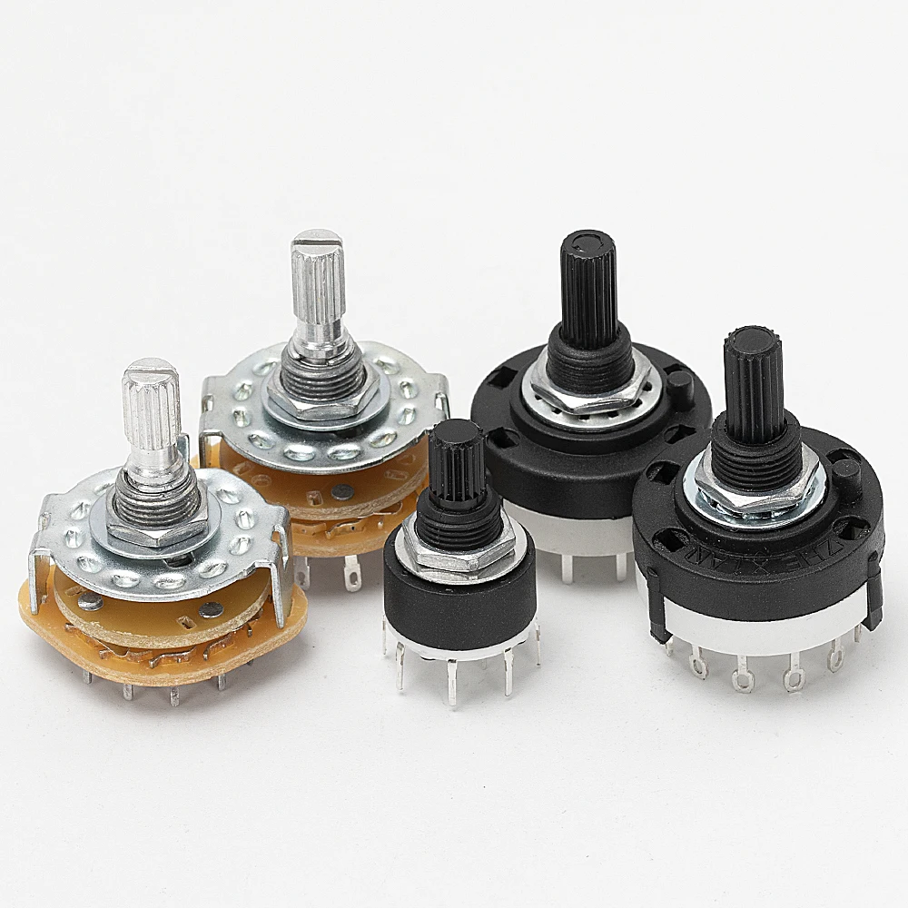 Customized 0.3A Plastic Rotary Switch - 4 to 12 Positions