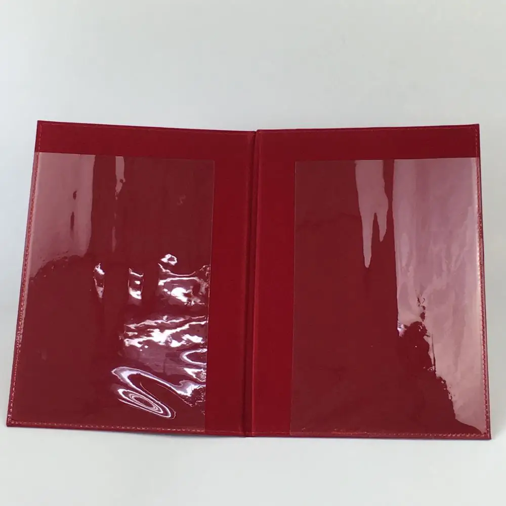 Customized Logo A4 Velvet Graduation Diploma Cover Folder