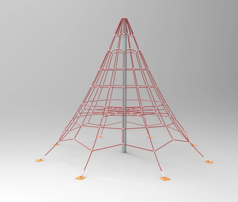 Sidana Outdoor Rope Pyramid Rope-based Climbing Net For Amusement Theme ...