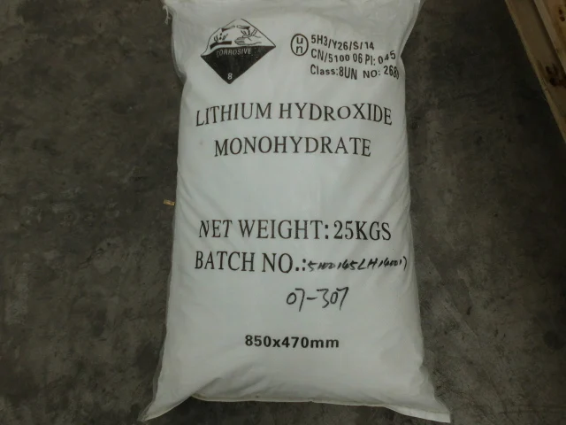 Lithium Hydroxide Monohydrate - High Purity & Versatility