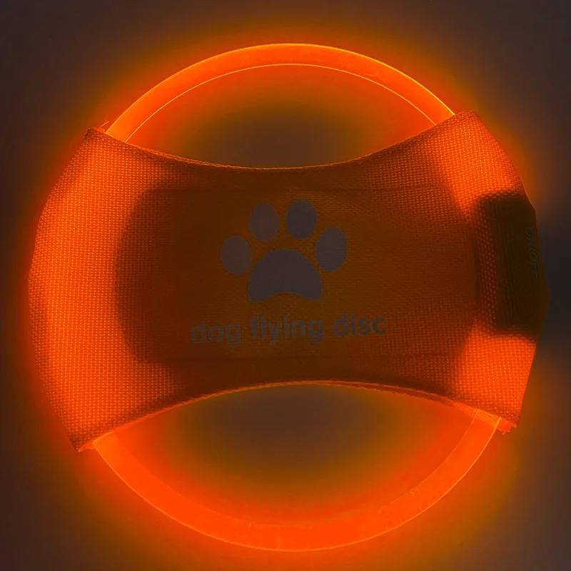 LED Rechargeable Eco-Friendly Plastic Pet Glowing Dog Training Toy ...