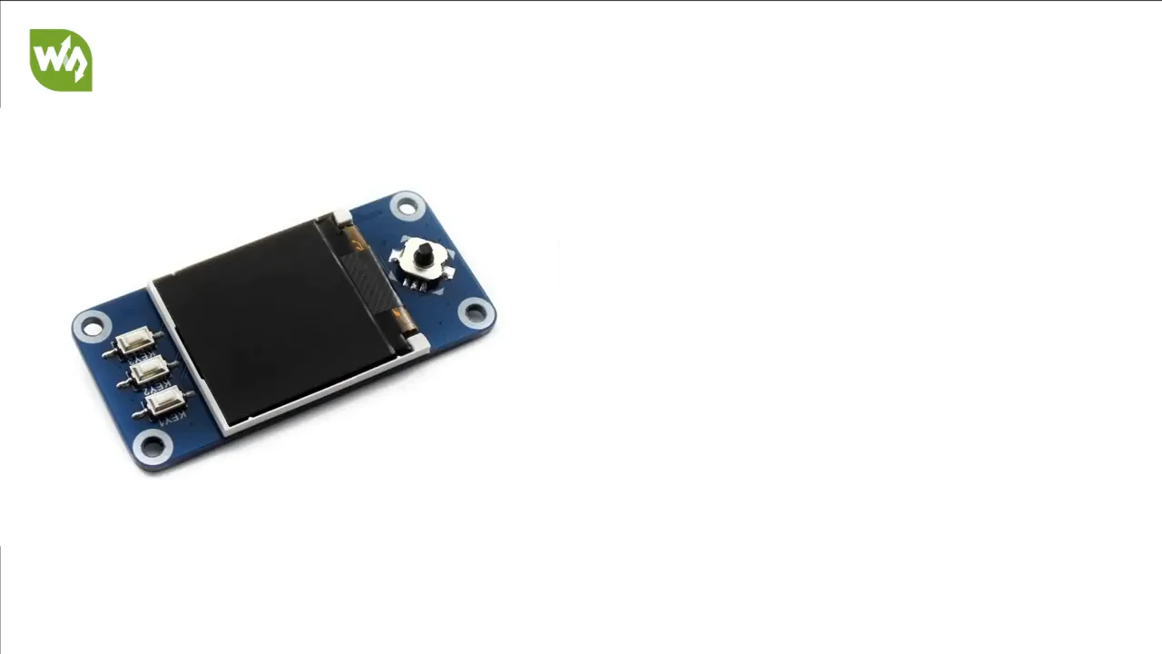 Waveshare 1.3 Pouces Écran Oled Hat Pour Raspberry Pi 128x64 Pixels Avec Contrôleur Intégré ...