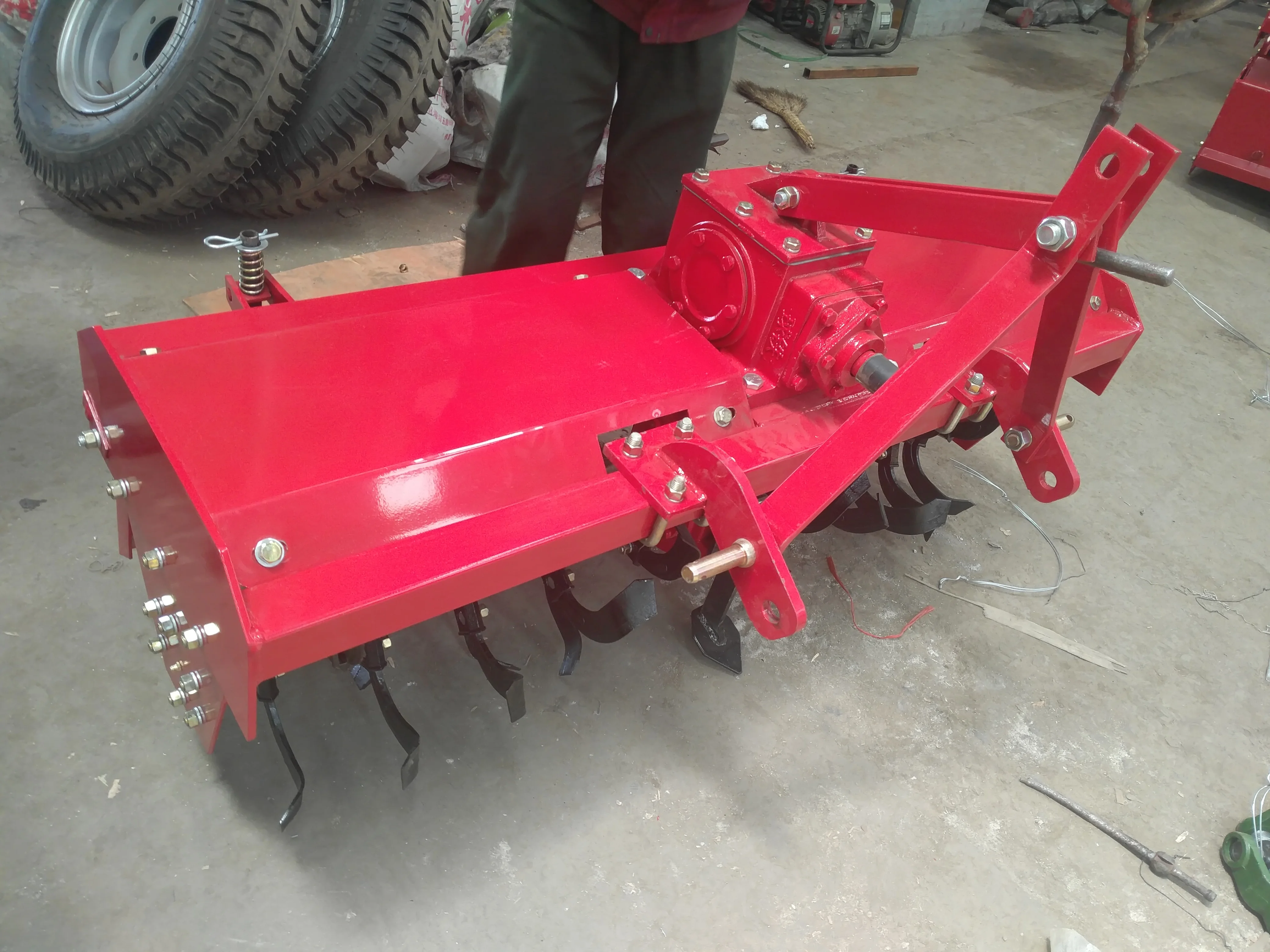 3 Point Tractor Rotary Cultivator Tiller Ploughing Machine - Buy Rotary ...