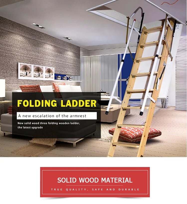Safe and Stable Oak Loft Staircases - Folding & Telescopic