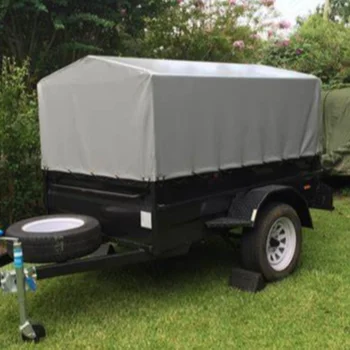 Waterproof Custom Cargo 6ft*8ft Utility Trailer Cover Pvc Vinyl ...