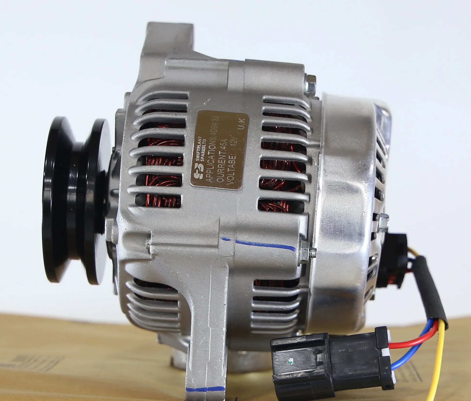 Sps Uk 12v 50a 4d95 3j Alternator Diesel Motors Engine Parts Rebuild ...