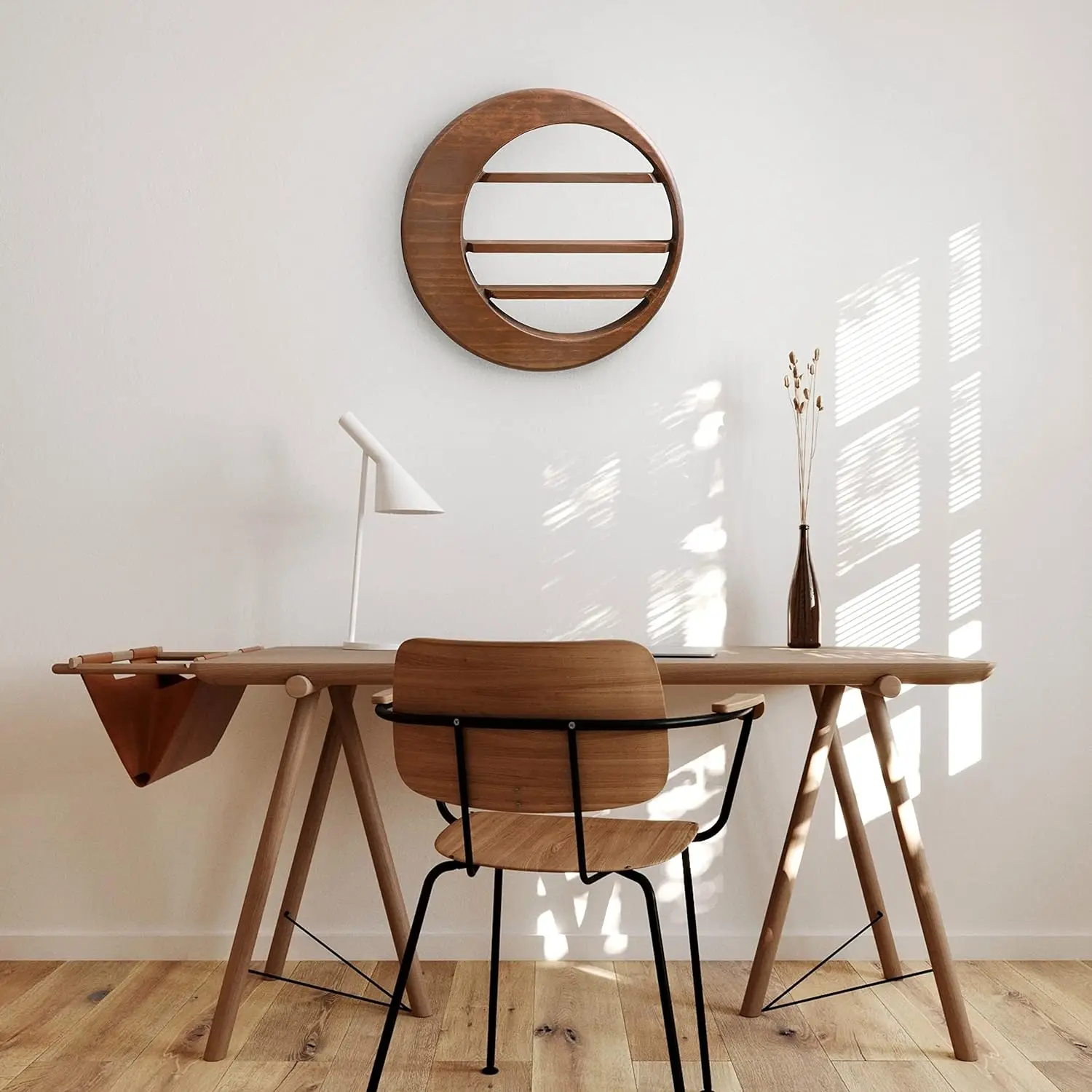 Moon Premium Round Wall & Display Shelf - Buy Rustic Wooden Moon Shelf ...