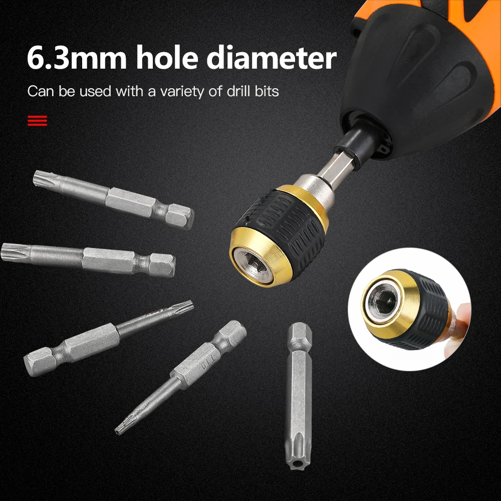 Steel Electric Drill Driver with Quick Release Extension Bar