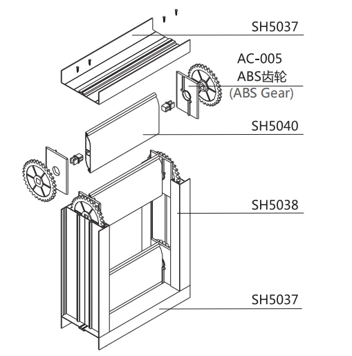 E-zong Aluminum Vcd Air Volume Control Damper Handle For Air Handling ...