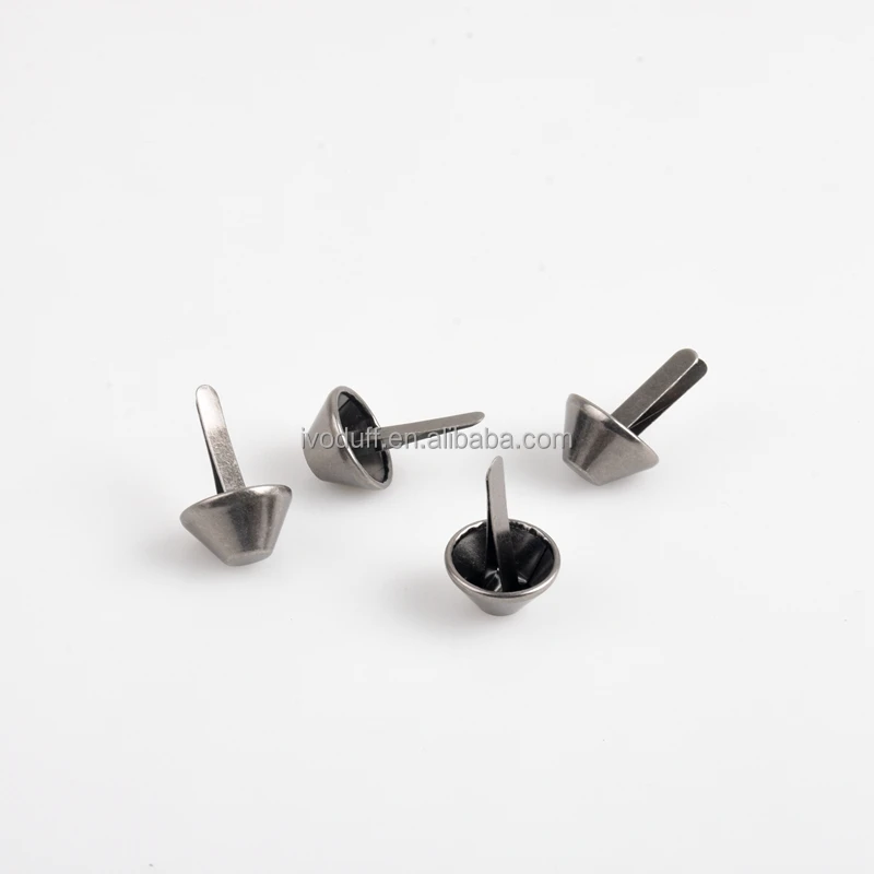 15mm Bag Bottom Stud Bag Feet Antique Silver Cone Studs Purse Feet ...