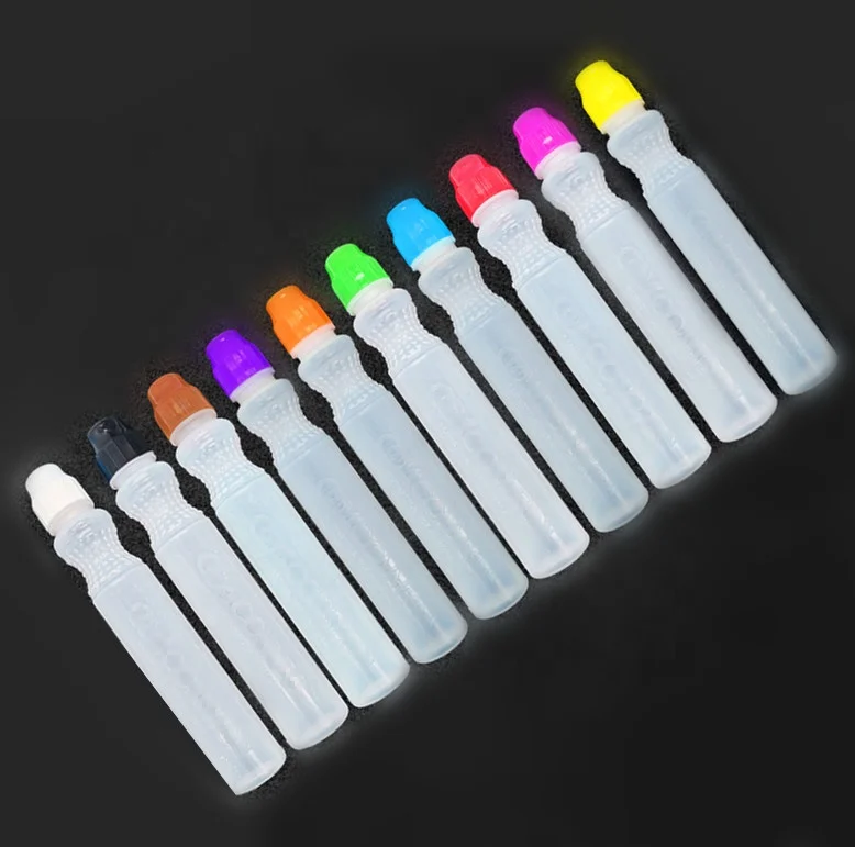 Transparent Soft Plastic Bottles Ink Container Bingo Daubers Graffiti ...