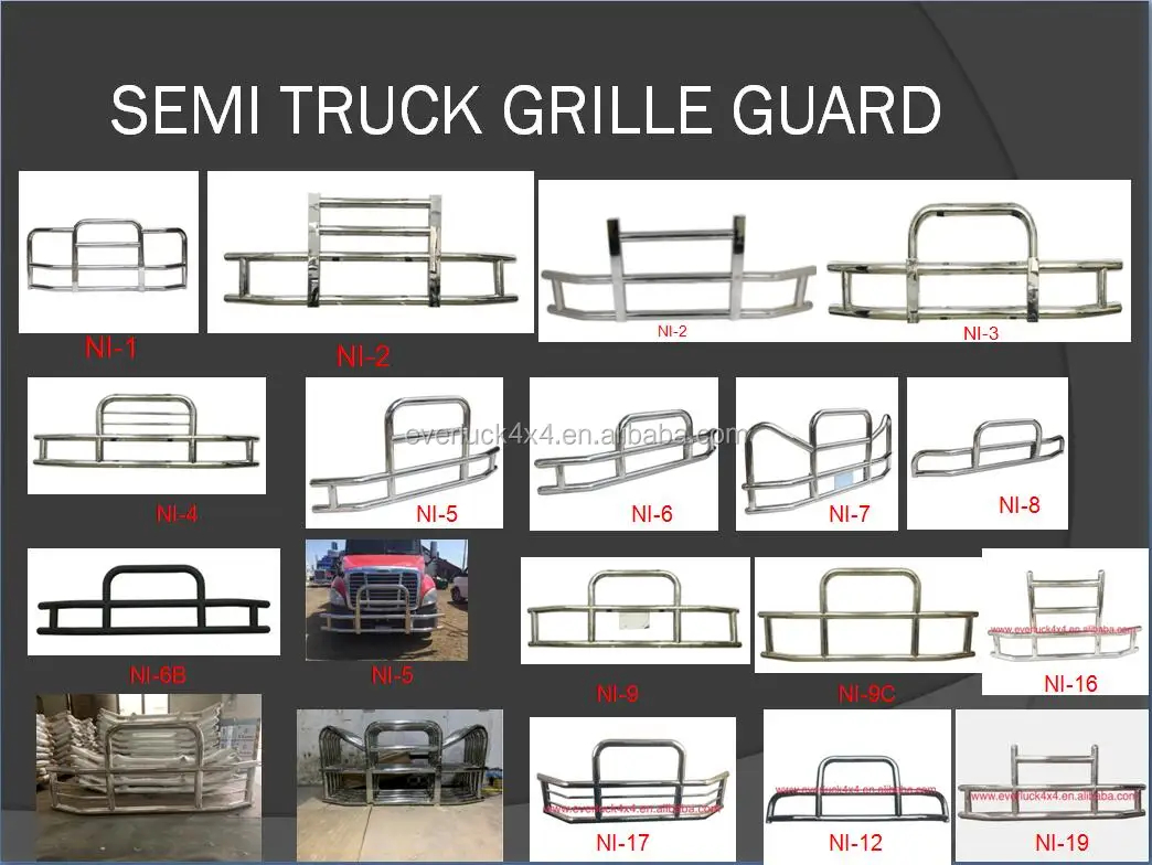 Semi Truck New Freightliner Cascadia Deer Guard Bracket 100% Fitting ...