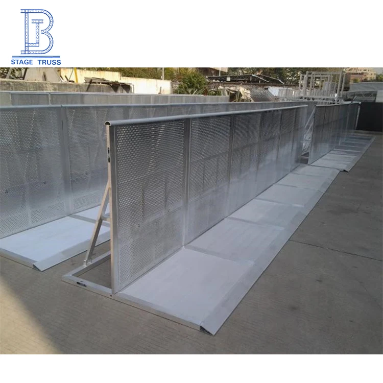 Outdoor Concert Aluminum Crowd Crash Control Fence Stage Barrier ...