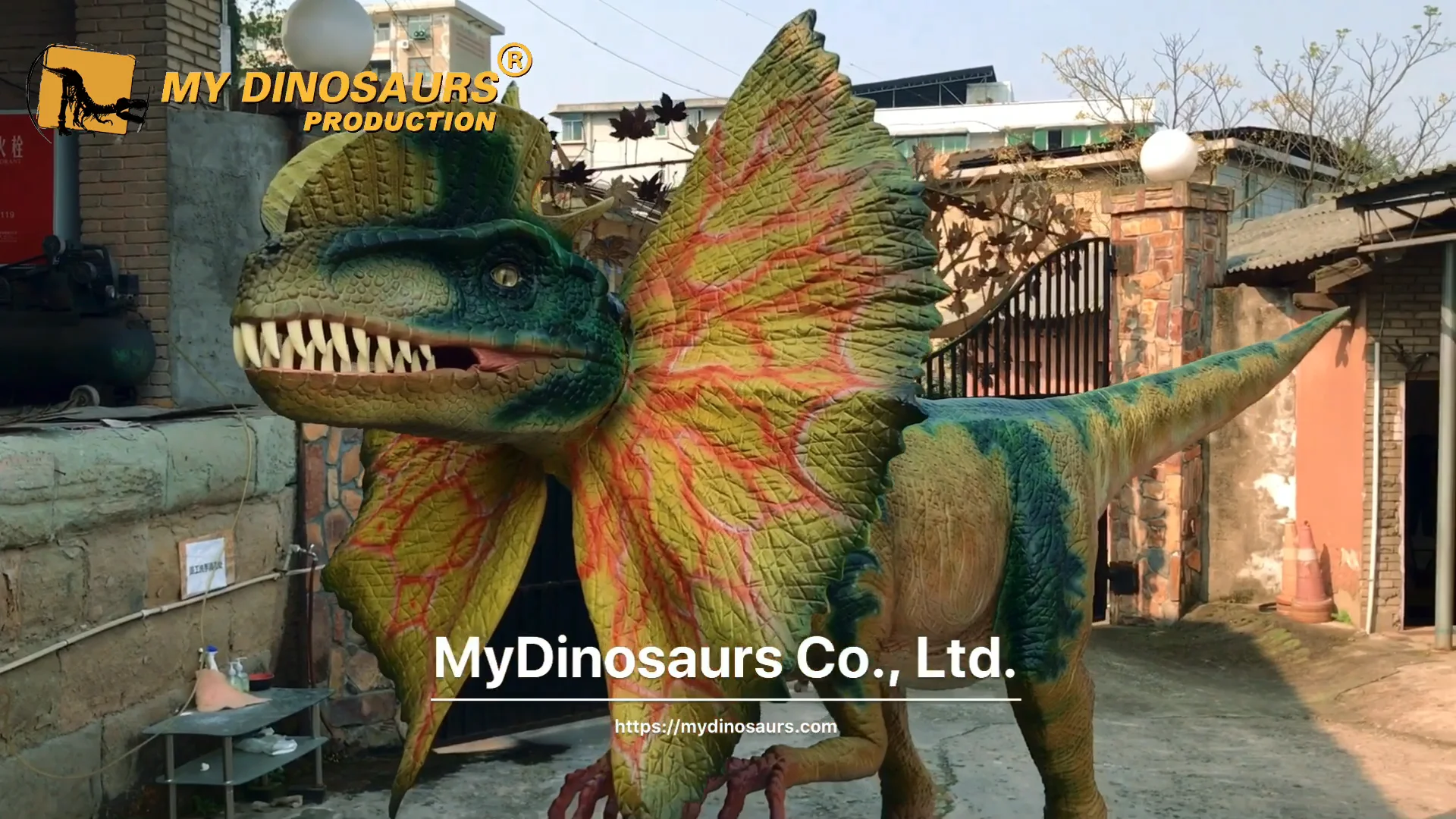Mydino Jurassic World Dinosaur Show Animatronic Dilophosaurus - Buy ...