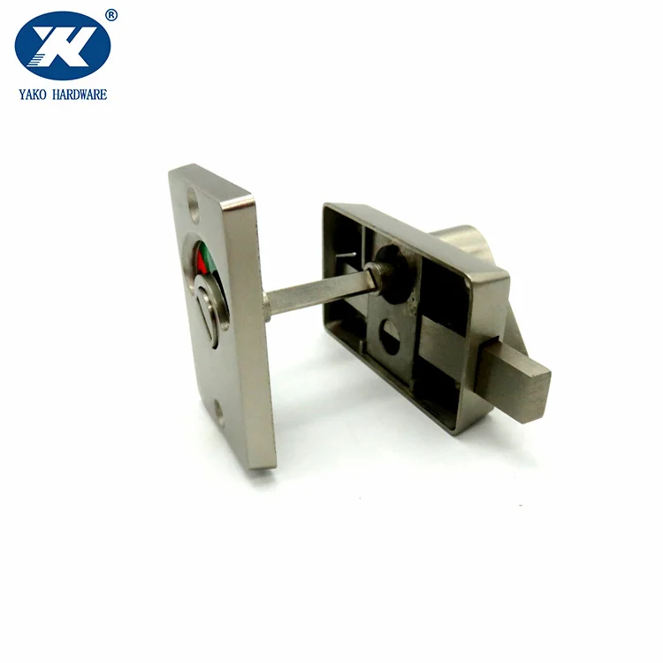 Bathroom Zinc Alloy Latch Toilet Partition Door Lock Public Toilet Lock ...