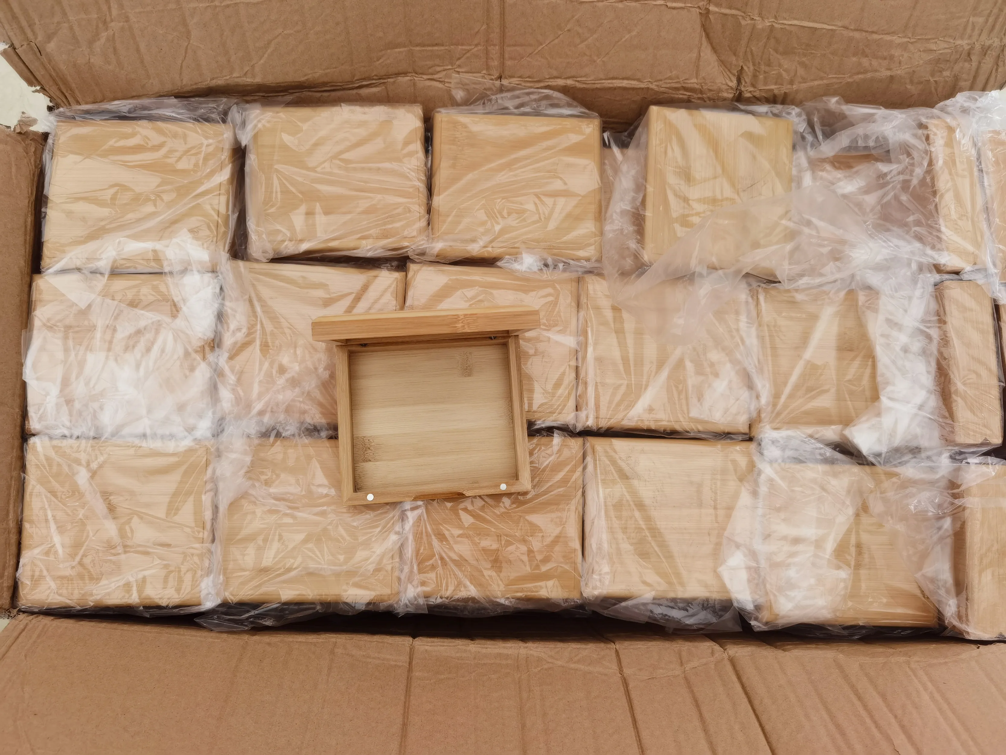 Custom Wooden Gift Boxes with Logo - Luxury Bamboo Handmade Packing Box ...