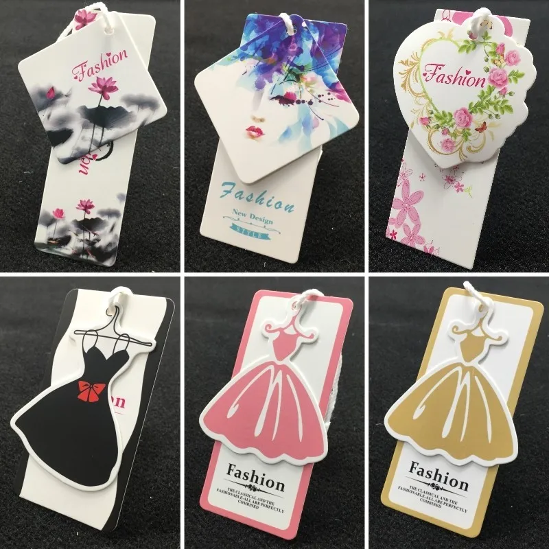 Factory Fashion Custom Apparel Hang Tag With Ropes Oem Clothing Paper ...
