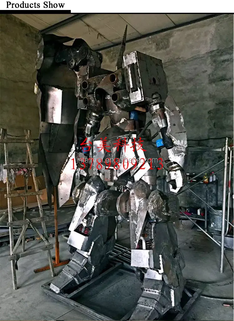 Large Metal Model Transformers Sculpture Outdoor Exhibition - Buy Metal ...