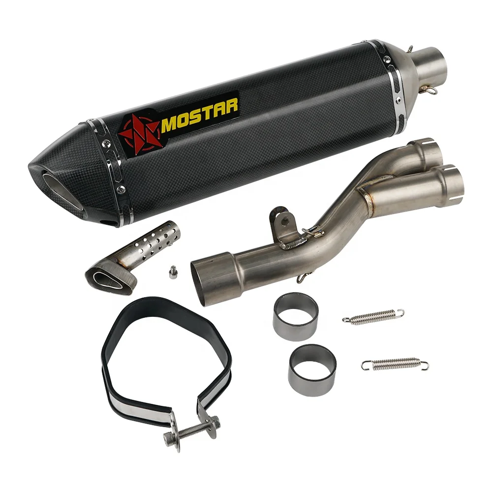 Nicecnc Exhaust Link Middle Pipe Exhaust Muffler Sets For Ktm 950 ...