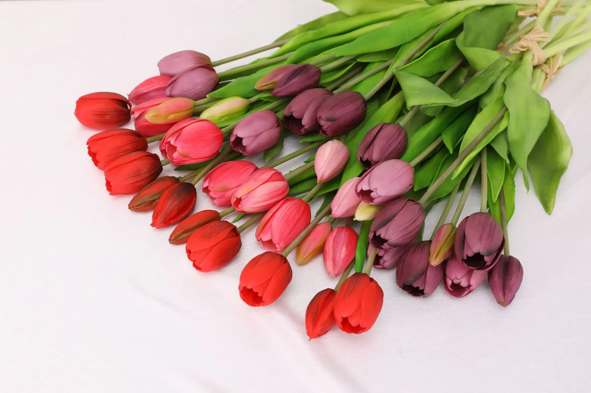 Factory Wholesale Hot Sale Real Touch Bundle Tulip Artificial Flower ...