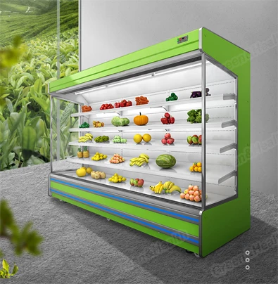 Efficient Fruit & Vegetable Display Fridge for Supermarkets