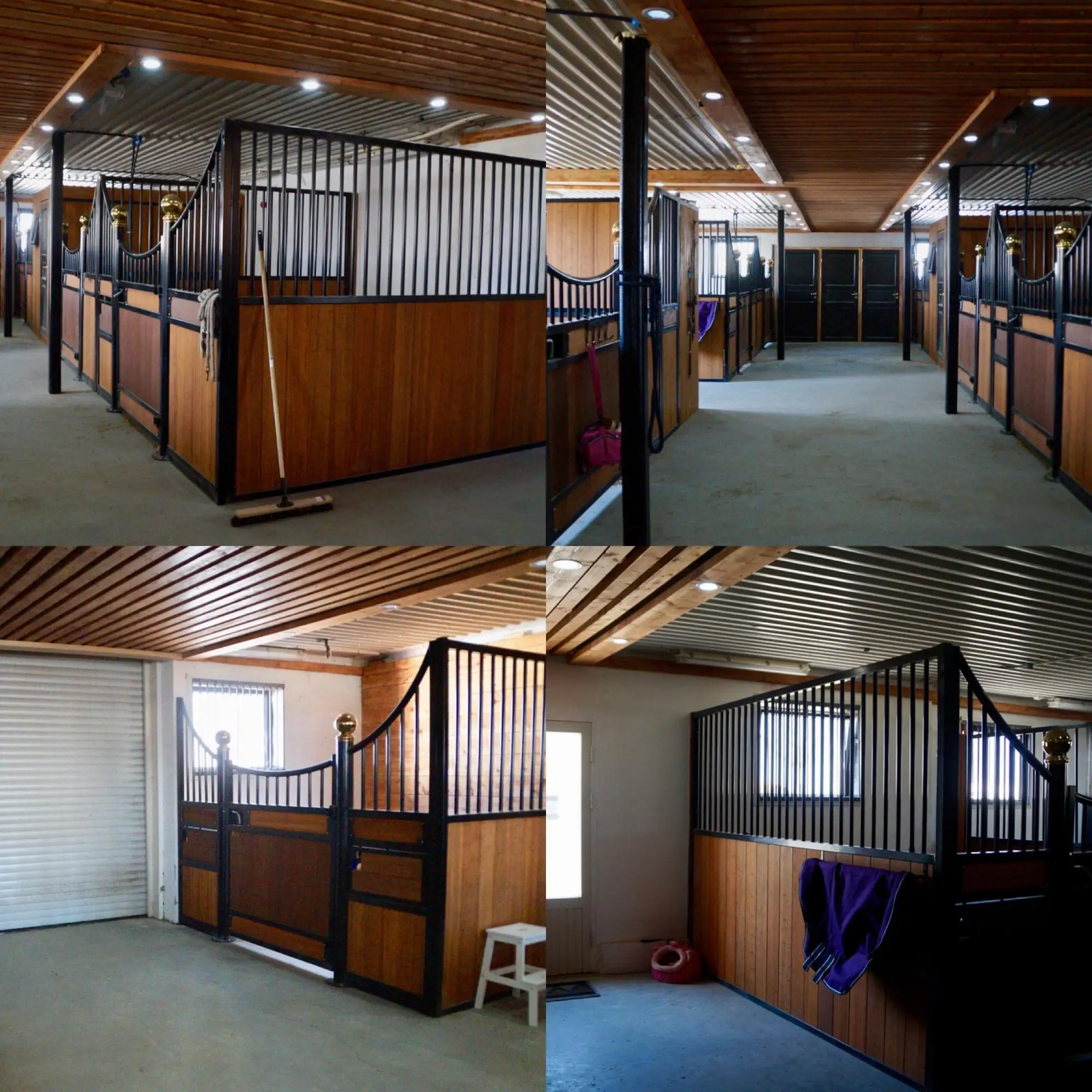 Bamboo Wood Wpc Board Horse Stables Horse Front Stall Panel Divider ...