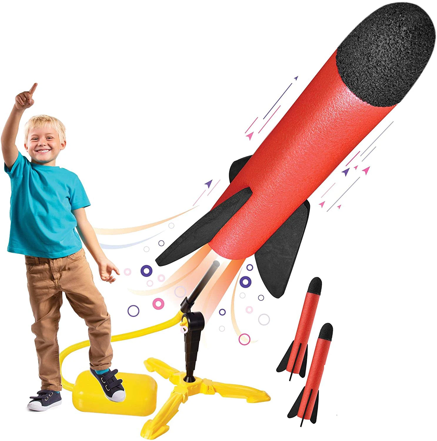 Hot Selling Eva Foam Rocket Launcher For Kids Rocket Launch Toys For ...
