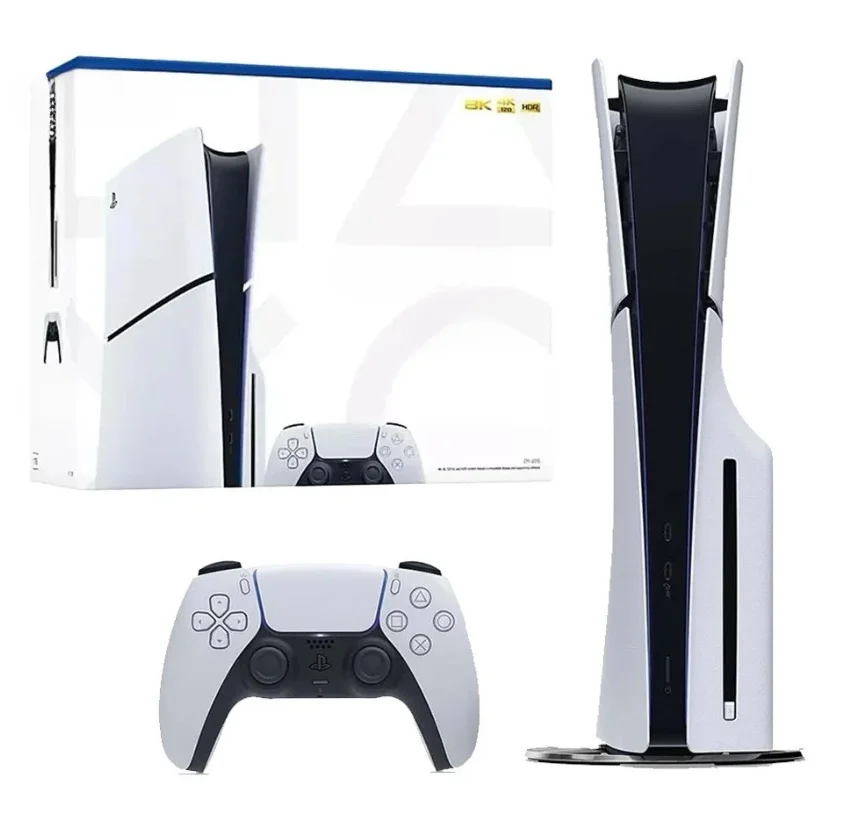 Playstation 5 Slim - High-Speed Gaming Console with 1000 Built-in Games
