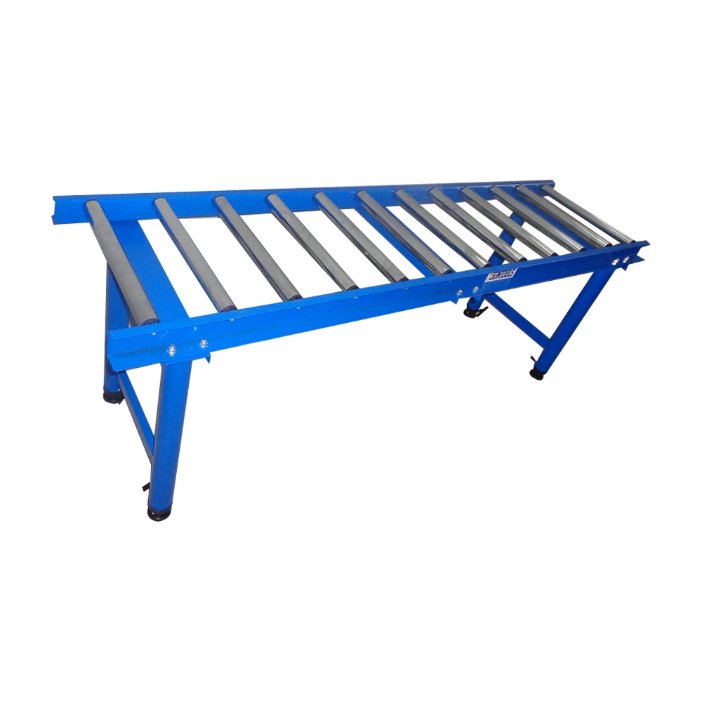 Portable Manual Roller Conveyor Table Stand For Saws - Buy Roller Stand ...