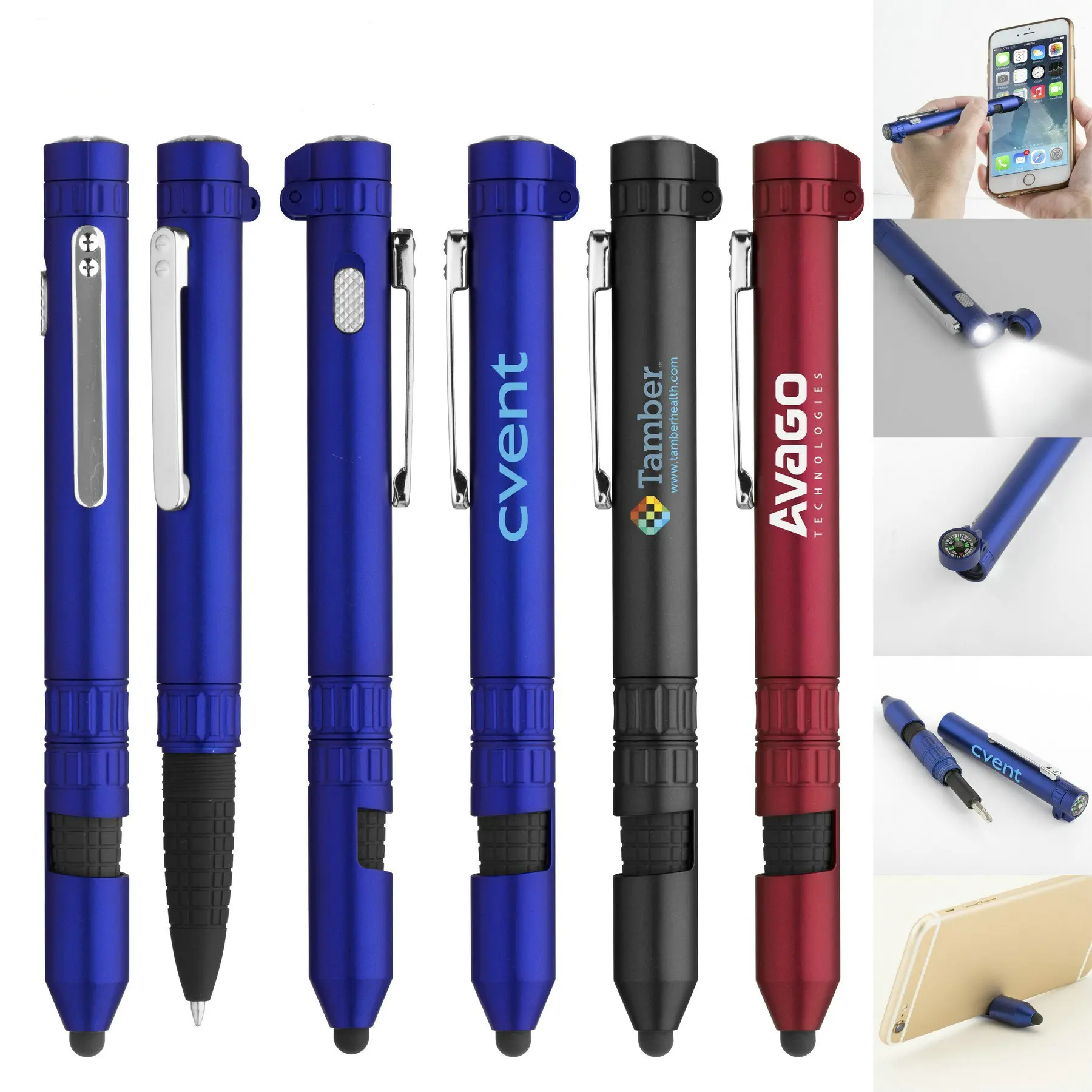 Rainer 7-in-1 Utility Quest Multi Tool Ball Pen With Field Compass ...
