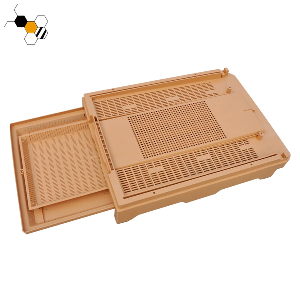 Eco-friendly Plastic Beehive Base Bottom Board - Durable & Ventilated
